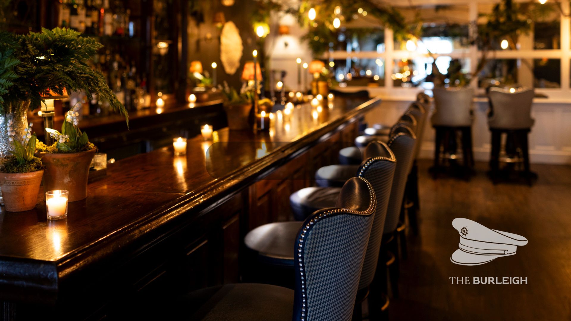 Botanical Bar inside the Burleigh - Kennebunkport Inn
