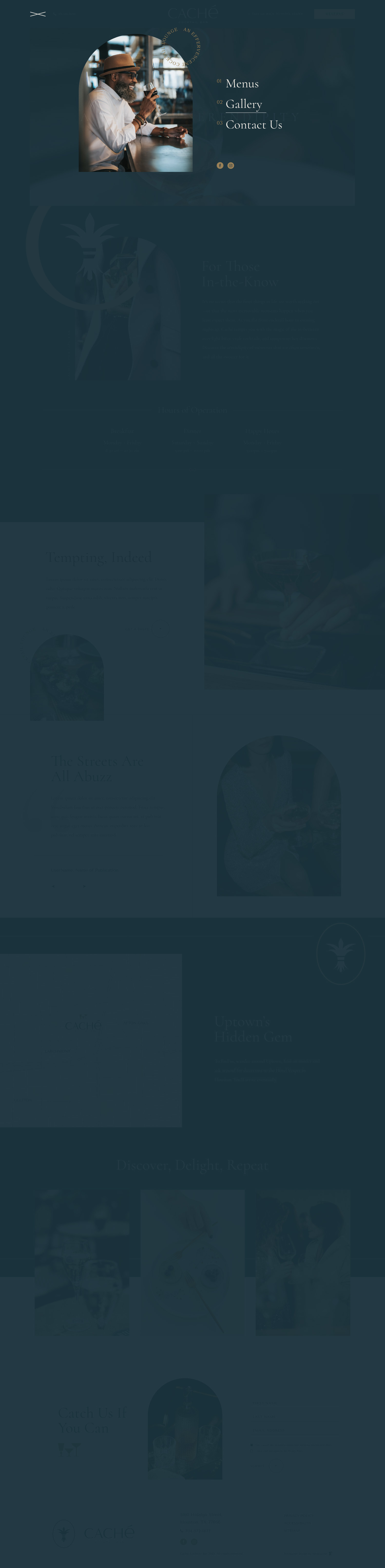 Caché Cocktail Bar | Official Website