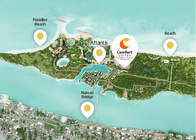 Walking Paradise Island Bahamas Map