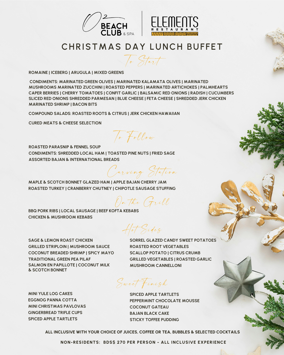 Restaurants In Barbados | Dining | O2 Beach Club & Spa