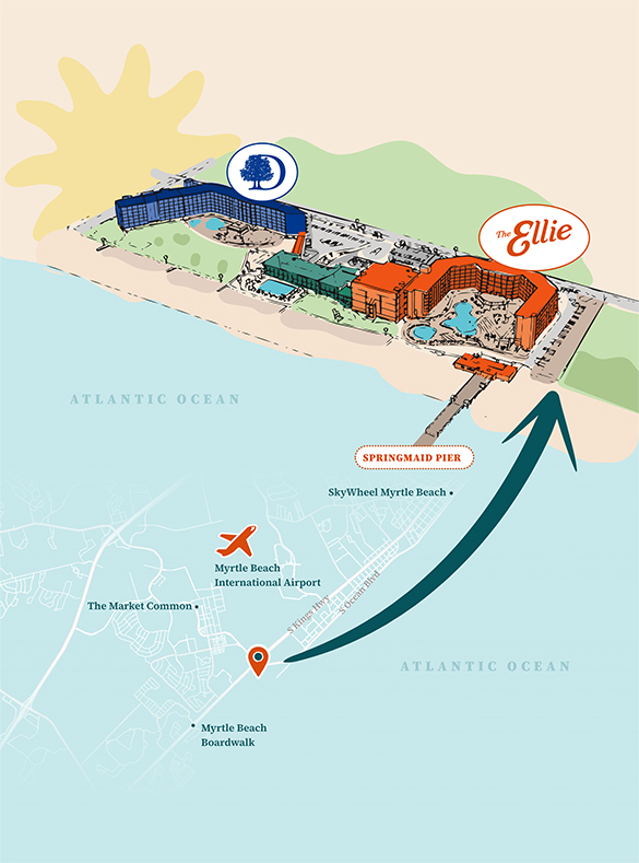 The Ellie Beach Resort | Myrtle Beach Oceanfront Hotel